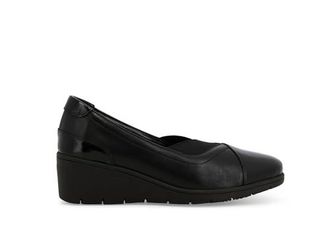 Melluso D Confortable Collier Femme en Cuir Verni et Cuir su&eacute;d&eacute; Noir Souple k91616z 40