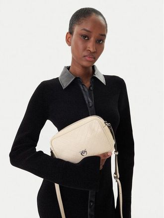 Pinko Handtasche Carrie Camera Bag Classic Al 25-26 PLTT 104336 A2JC &Eacute;cru