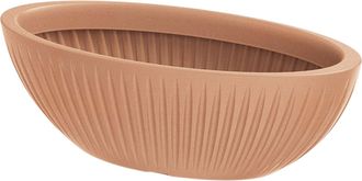 Prosperplast Blumentopf Latia, oval, 58 x 24 x 20 cm, Terrakotta