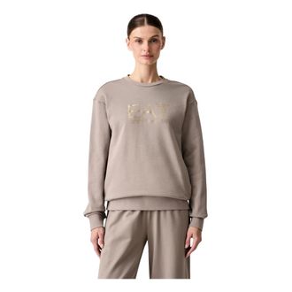 Emporio Armani Pullover Sweatshirt - - Sweatshirts & Hoodies - Damen - Braun - L