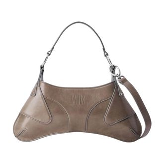 Charlotte Knowles Knwls, Femme, Sacs, Gris, Taille: ONE Size Razr Shoulder Bag