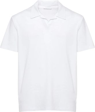 Dondup Homme, Tops, Blanc, Taille: XL Polo en jersey coupe classique