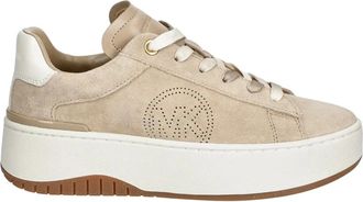 Michael Kors Femme, Chaussures, Beige, Taille: 41 EU Baskets plateforme &agrave; lacets Dottie