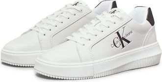 Calvin Klein Jeans Baskets en cuir - Blanc