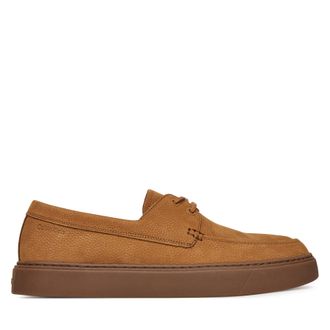 Calvin Klein Halbschuhe Calvin Klein Hybrid Lace Up Boat Nu HM0HM01892 Braun