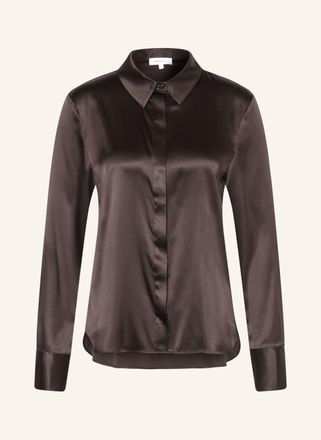 Darling Harbour Darling Harbour Hemdbluse Aus Seide braun