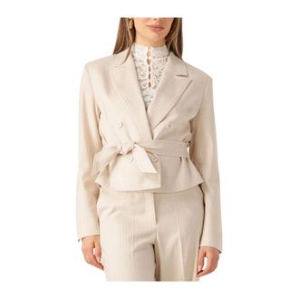 Aaiko Damen, Jacken, Beige, LGröße