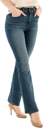 Levi's Damen 725 HIGH Rise Bootcut MED Indigo - Worn IN, Lapis Speed, 24W / 32L EU