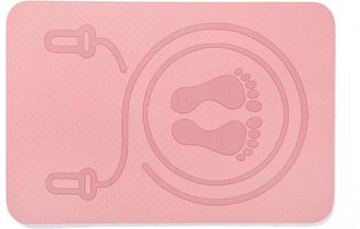 Generico Springseilmatte, 40 x 60 cm, Yogamatte f&uuml;r Fitnessstudio zu Hause, sto&szlig;absorbierend, Bodenschutz, rutschfest, ger&auml;uschhemmend, absorbiert St&ouml;&szlig;e des Se