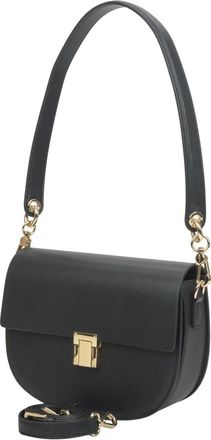 Estro & Luminara Femme, Sacs, Noir, Taille: ONE Size Sac bandouli&egrave;re en cuir