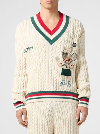 Philipp Plein Pull Homme couleur Blanc
