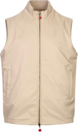 Kiton Homme, Vestes, Beige, Taille: L Giubbotto Smanicato