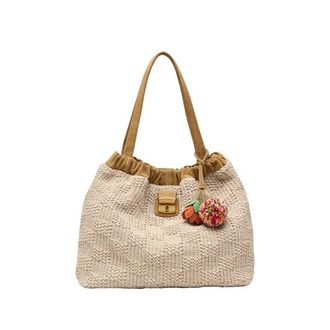 Marc Jacobs Sac &agrave; main raphia avec charms