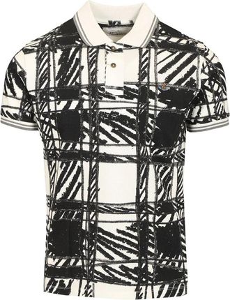 Vivienne Westwood Scribble Check Polohemd - - Tops - Herren - Mehrfarbig - S