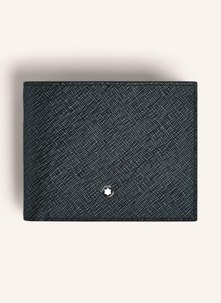Montblanc Saffiano-Kartenetui Sartorial blau