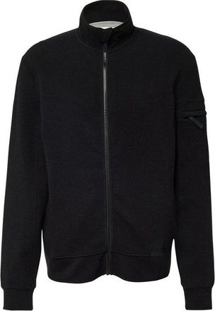 s.Oliver Sweatjacke Sweatshirt Jacke Melierte Sweatjacke mit &Auml;rmeltasche