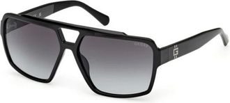 Guess Homme, Accessoires, Noir, Taille: 61 MM Navigator Lunettes de soleil