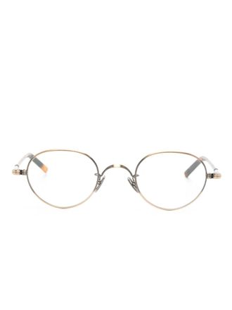 Lunor M602 Brille mit rundem Gestell - Gold