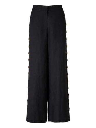 SIMKHAI Cayman studded palazzo pants - Schwarz