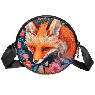 Generic Sac &agrave; bandouli&egrave;re Circle pour femme, petit sac &agrave; bandouli&egrave;re avec fermeture &eacute;clair, bretelles r&eacute;glables, sac &agrave; main rond d&eacute;contract&eacute; pour femmes et fi