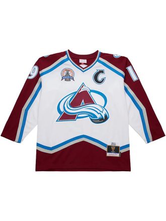 Mitchell & Ness haut Joe Sakic Colorado Avalanche Power Play White (2000/01) - Blanc