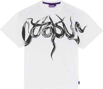 Octopus Homme, Tops, Blanc, Taille: XL Kraken Airbrush Tee