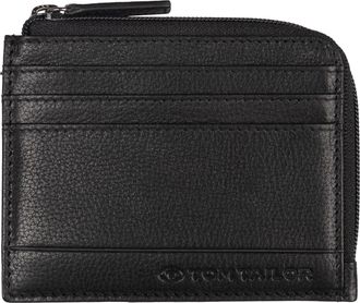 Tom Tailor Bela Herren Geldb&ouml;rse Kreditkartenetui RFID Leder Klein Schwarz