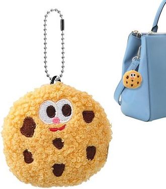 Generico Rempli pour filles - Joli biscuit, mini biscuit de 2,4 pouces pendentif en peluche | Porte-cl&eacute;s de dessin anim&eacute;, d&eacute;coration de biscuits, peluche porta