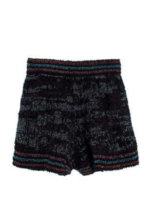 Missoni M Missoni Black Metallic Knitted Shorts Size XXS