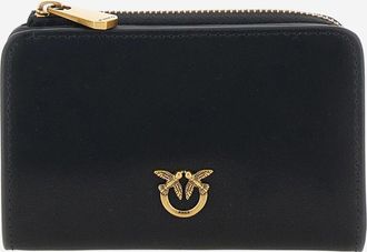 Pinko Pinko - Mini portefeuille en cuir avec logo