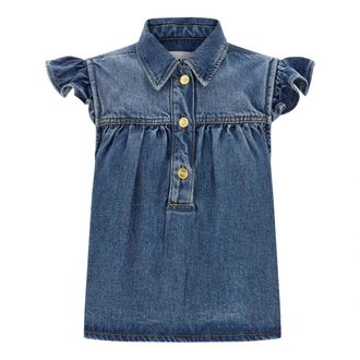Ganni &Auml;rmellose Oberteile - - Tops - Damen - Blau - M