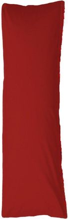BELLANA Seitenschläferkissen Bezug Stillkissen Mako Jersey 40x140 cm Farbe: rubin