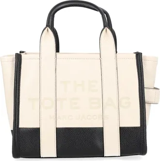 Marc Jacobs Womens Tote Bag Ivory Leather Cow Handbags Hand