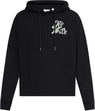 Off-white Sweatshirt mit Logo-Print - - Sweatshirts & Hoodies - Herren - Schwarzk - S