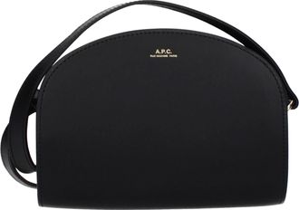 A.P.C. Femmess Sac Bandouli&egrave;re Cuir Noir