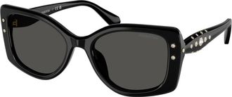 Swarovski Femme, Accessoires, Noir, Taille: 54 MM Sk6058U Lunettes de soleil