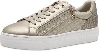 Tamaris Schnürer Damen Vegan Sportlich metallic,EU 40