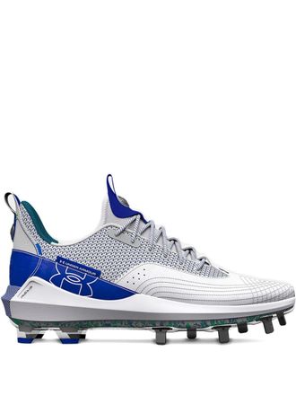 Under Armour Harper 7 Low Elite TPU Grey/Royal Fu&szlig;ballschuhe - Grau