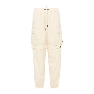 Moncler Homme, Pantalons, Blanc, Taille: M Pantalons de surv&ecirc;tement