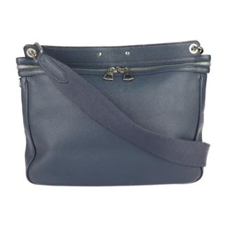 Louis Vuitton Pre-owned Leder Schultertasche - - Pre-owned - Damen - Blau - ONE SIZE