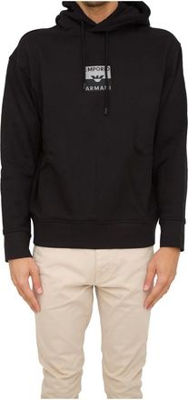 Emporio Armani Homme, Sweatshirts et sweats &agrave; capuche, Noir, Taille: S SB Jerseywear