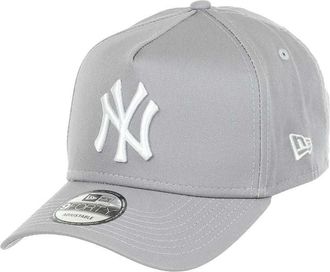 New Era New York Yankees MLB Essential Grey 9Forty A-Frame Snapback Cap - One-Size