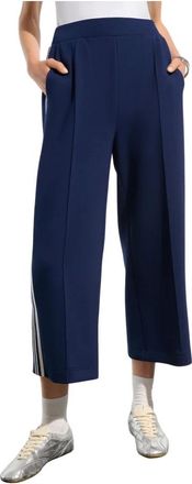 Joseph Ribkoff Femme, Sport, Bleu, Taille: 36 FR Pantalon de surv&ecirc;tement avec d&eacute;tails &agrave; rayures lat&eacute;rales