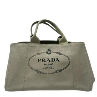 Prada Pre-owned Canapa Tote bag - - Pre-owned - Damen - Beige - ONE SIZE