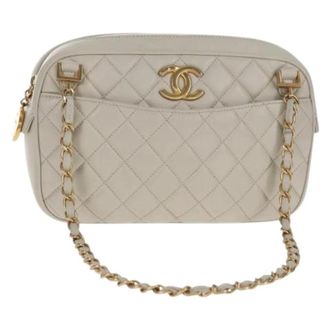 Chanel Pre-owned Vintage Cross Body Bag - - Pre-owned - Damen - Wei&szlig; - ONE SIZE