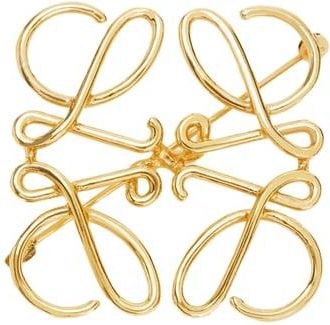 Loewe Broche Anagram m&eacute;tallis&eacute;e