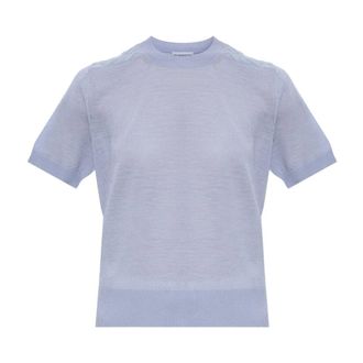 Burberry Winnie Woll-Oberteil - - Knitwear - Damen - Blau - M