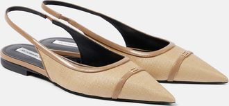 Victoria Beckham Ballerines en raphia