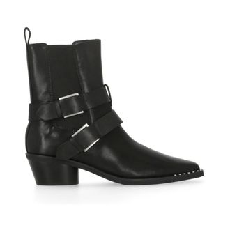 Ash Heron Belted Western Bootie - Femme - Chaussures - Noir - Taille: 41 EU