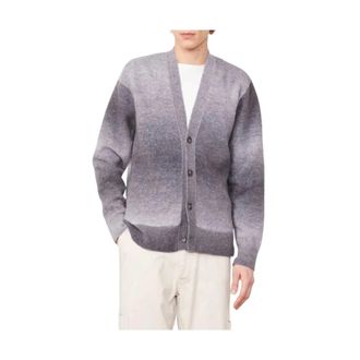 Officine G&eacute;n&eacute;rale Matheo Cardigan - - Knitwear - Herren - Grau - M